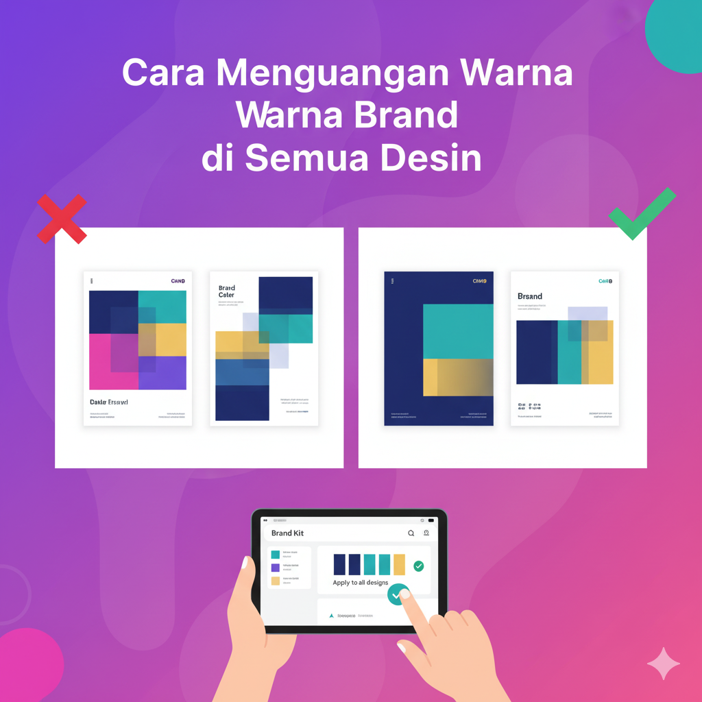 Cara Menggunakan Warna Brand di Semua Desain - Creative Gubuku