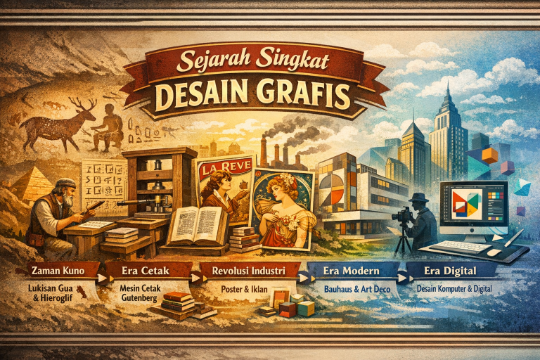 Sejarah Singkat Desain Grafis dari Masa ke Masa - Creative Gubuku
